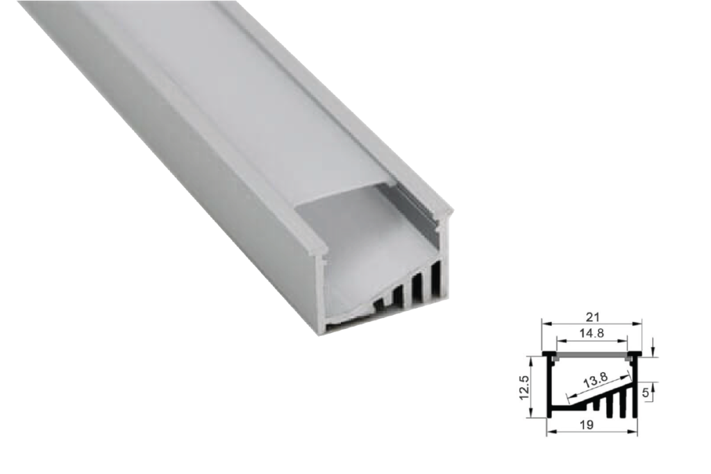 Slope Recessed LED Profile | Display Lighting New Zealand